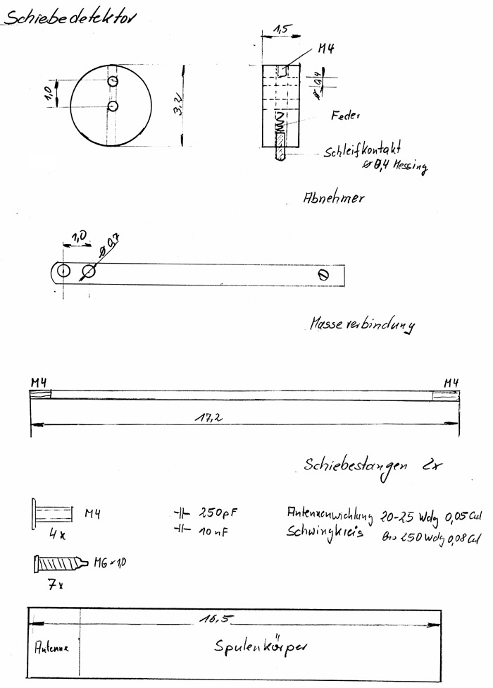 Schiebespule Detektor Bausatz