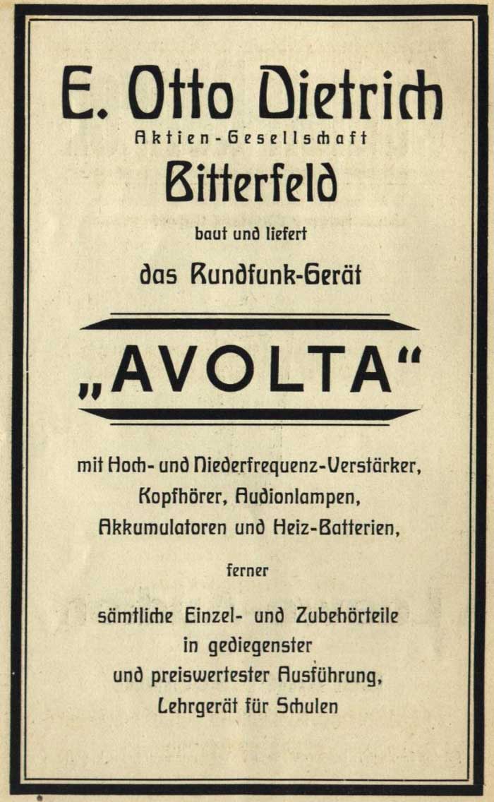 Historische Inserate