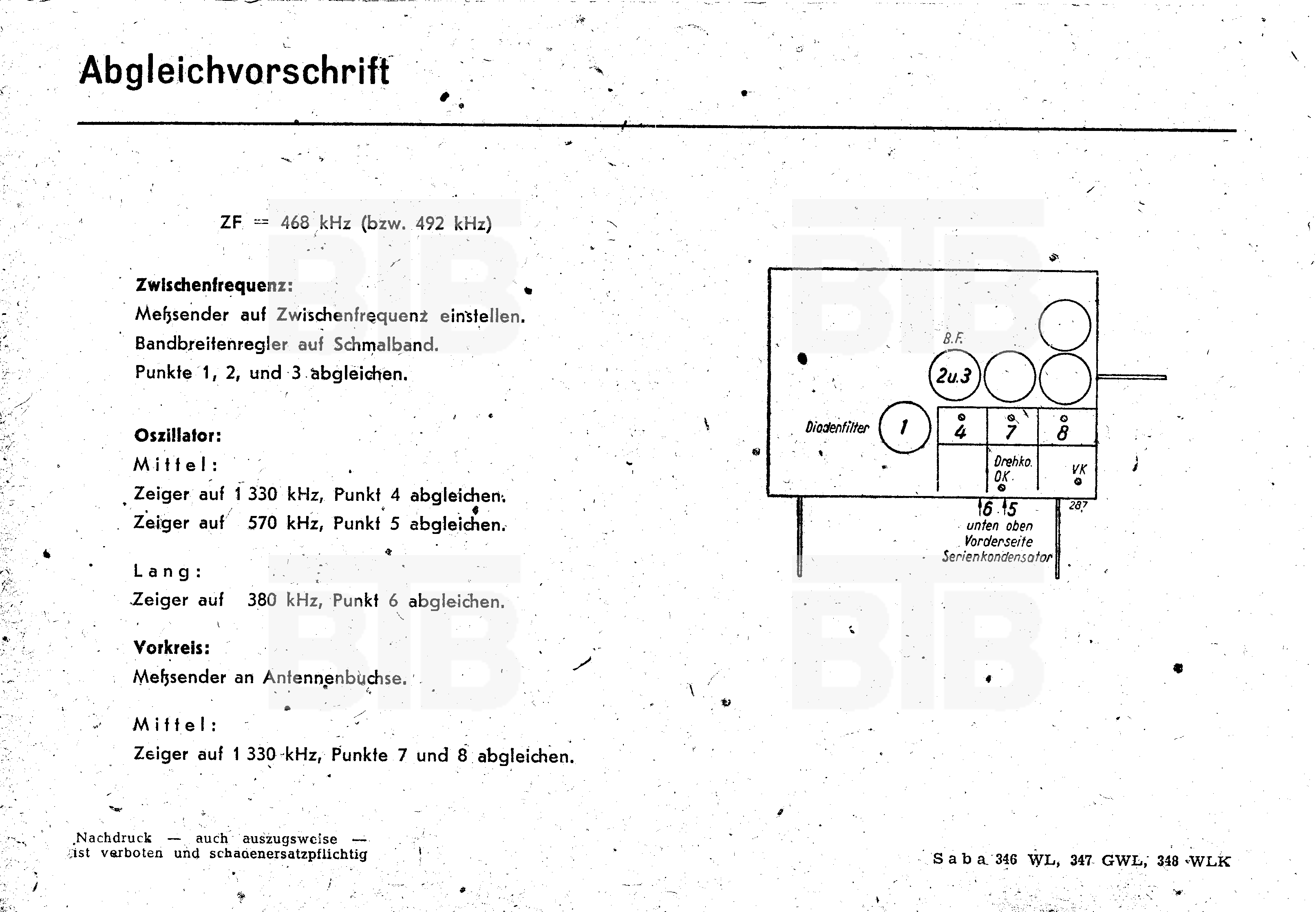 Schaltplan für SABA Typ: S 347 GWL_b